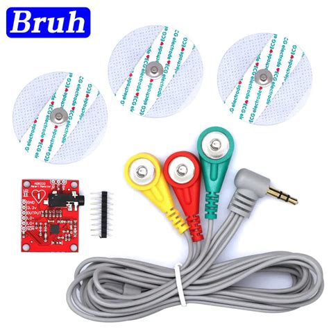 Muscle Signal Sensor Emg Sensor Ecg Module Ad8232 Ecg Measurement Pulse