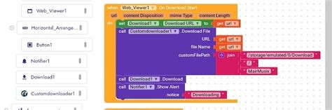 Custom Webview Download Not Working Discuss Kodular Community
