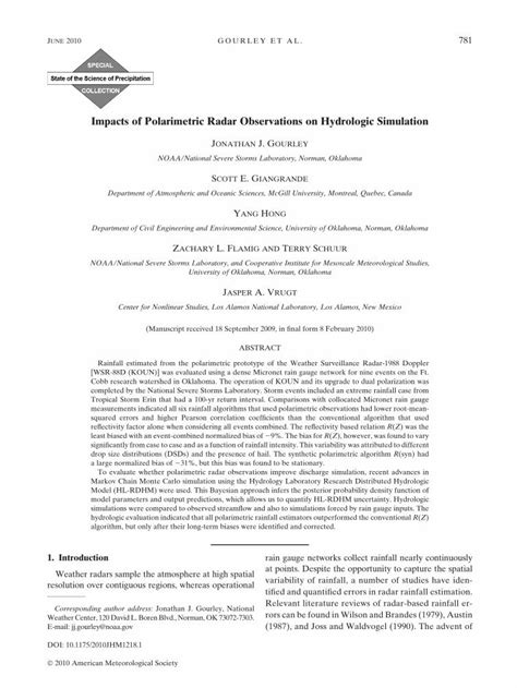 Pdf Impacts Of Polarimetric Radar Observations On Files