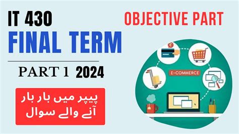 It430 E Commerce Final Term Preparation 2024 By Vu Rocky Team It430 Most Important And Repated