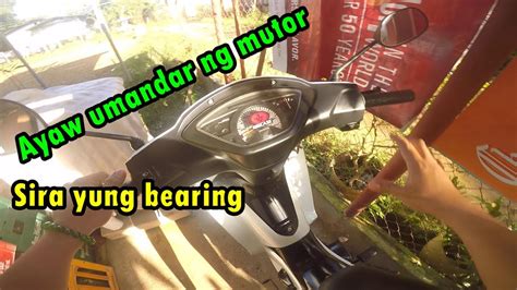 Ayaw Umandar Ng Mutor Palit Bearing Sa Harap Cebu Wave125 Youtube