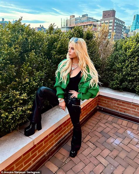 Jessica Simpson Steps Out Looking Thinner Than Ever In Tight Leather