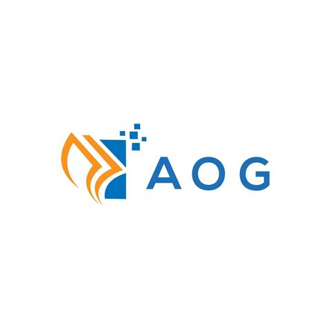 Aog Credit Repair Accounting Logo Design On White Background Aog Creative Initials Growth Graph