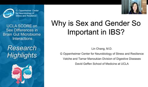 Why Is Sex And Gender So Important In IBS UCLA G Oppenheimer Center For Neurobiology Of