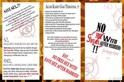 PUTRA S BLOG Leafleat No Free Sex Untuk Remaja