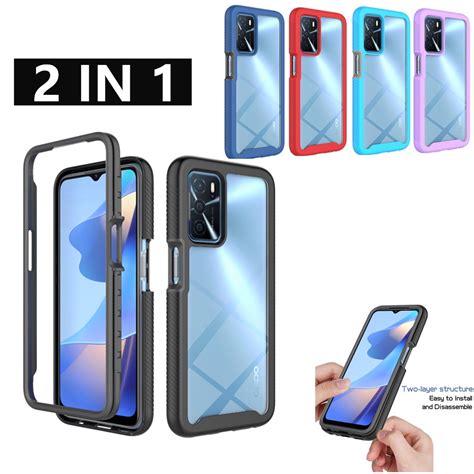 2 In 1hybrid Shockproof Armor Case For Oppo A96 A95 A74 A54 A94 5g A16