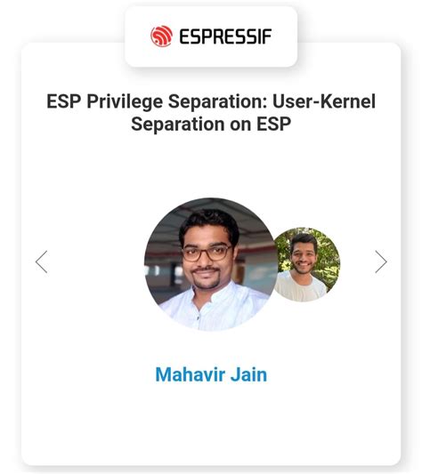 Mahavir Jain On Linkedin Esp32 Iot Espressif Devcon22