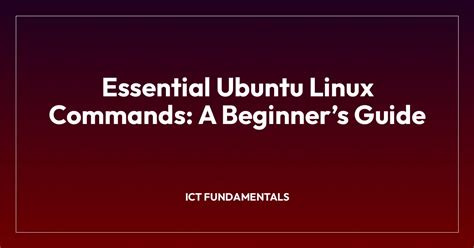 Essential Ubuntu Linux Commands A Beginners Guide Lis Library And Information Science Academy
