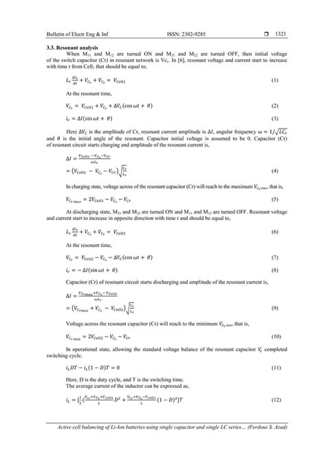Active Cell Balancing Of Li Ion Batteries Using Single Capacitor And