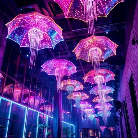 Umbrella Art Installations