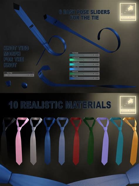 Necktie Prop Bonus Poses Render State