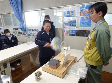 理科出前授業 御前崎市牧之原市学校組合立御前崎中学校