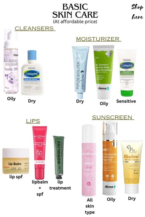 Basic Skin Care Routine Skin Care Products Skin Care Basic Skin