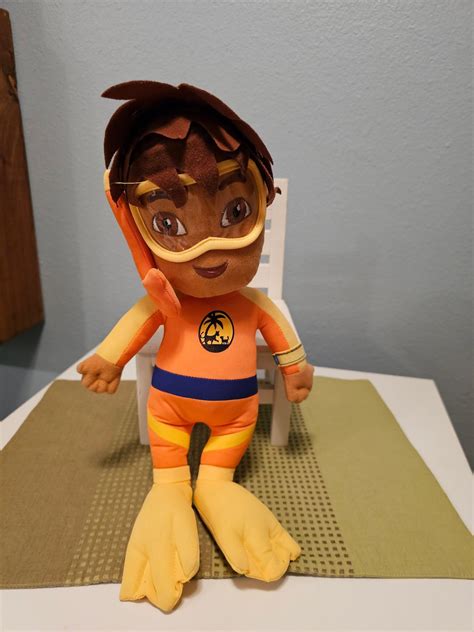 Diego From Go Nick Jr Scuba Diver Plush Lovey Rare 2007 Etsy
