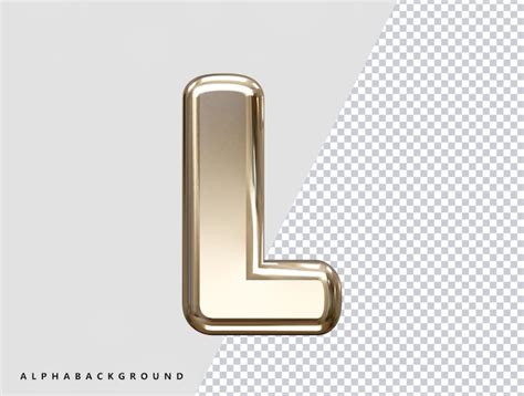 Premium Psd D Rendering Alphabet Text Effect Vector Transparent Element