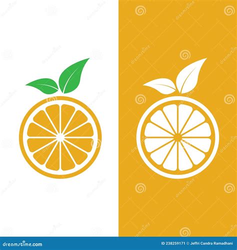 Orange Logo Design Vector Icon Stock Vector Illustration Of Orange