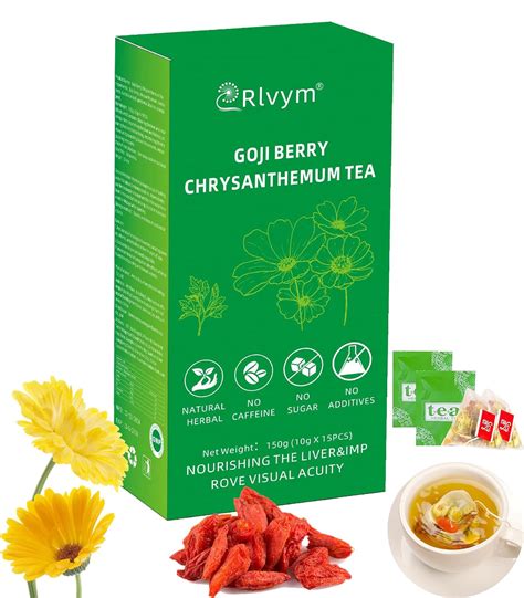 15 Bgas Goji Berry Chrysanthemum Tea For Liver Health