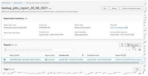 Monitor Evaluate And Demonstrate Backup Compliance With Aws Backup