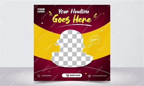 홍보 및 광고를 위한 식품 소셜 미디어 홍보 및 배너 포스트 디자인 템플릿 02 프리미엄 벡터