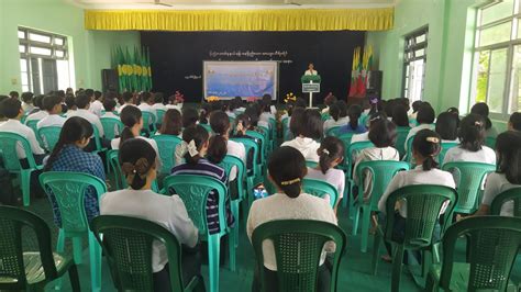 ပုဗ္ဗသီရိမြို့နယ် အမှတ် ၁၃ အခြေခံပညာအထက်တန်းကျောင်း၌ လူငယ်ရေးရာ အသိပညာပေး ဟောပြောပွဲကျင်းပ