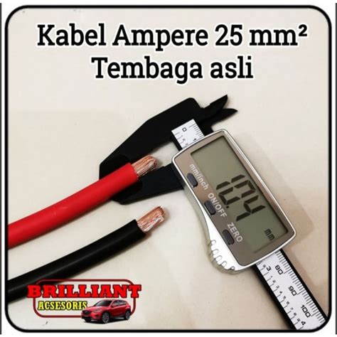 Jual Kabel Ampere Mm Kabel Single Serabut Tembaga Asli Otomotif Body Massa Aki