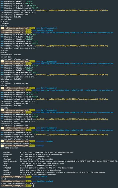 TEALIUM SWIFT BUG Xcodebuild Timed Out While Trying To Read