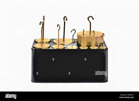 Brass Hooked Weights Scientific Laboratory Measuring Equipment Tools In