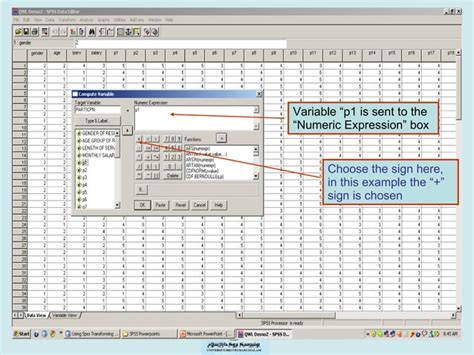 Using Spss Compute Another Method Ppt