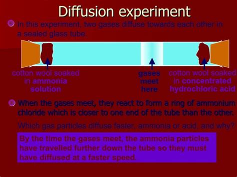 Diffusion Of Gases Ppt Physics Science