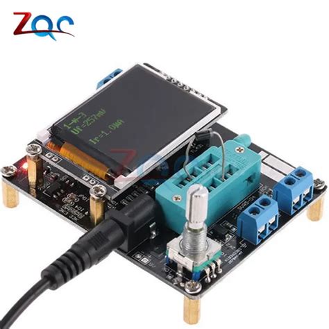 LCD GM328A Transistor Diode Capacitance Resistor Tester ESR Frequency Meter PWM Square Wave