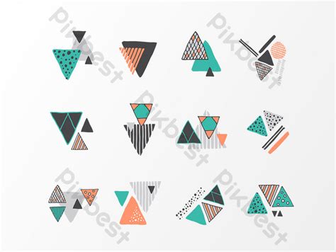Color Geometric Color Block Design PNG Images AI Free Download Pikbest
