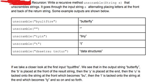 Solved Do Not Use Any Loops You Must Use Recursion Do Not