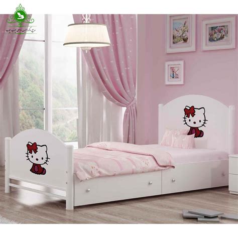 تخت خواب یک نفره بچه گانه مدل کارتونی فروشگاه اینترنتی چوب چوب