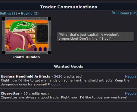 you can haggle backwards with pianzi for selling · issue 12517 · goonstation goonstation · github