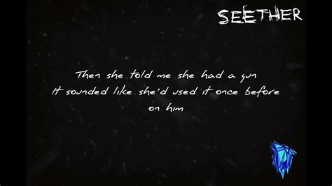 Seether Driven Under Lyrics Bluewolflyrics Youtube