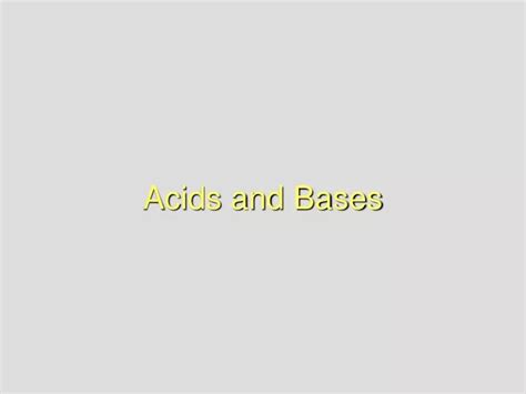 Ppt Acids And Bases Powerpoint Presentation Free Download Id