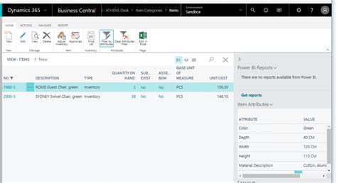 Item Attributes In Dynamics 365 Business Central Stoneridge Software