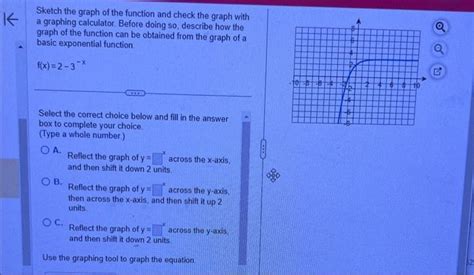 Solved Sketch The Graph Of The Function And Check The Graph Chegg