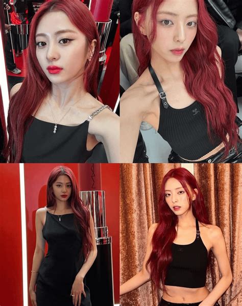 Which Red Hair Is Your Fav Out Of This Two Ft Yunjin Lesserafim