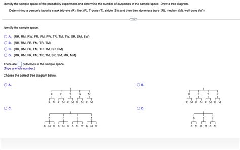 Solved Identify The Sample Space Of The Probability Chegg Com