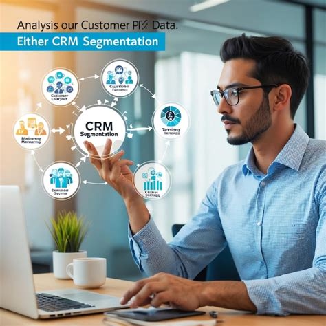 Professional Crm Image With Advanced Software Interface Premium Ai Generated Image