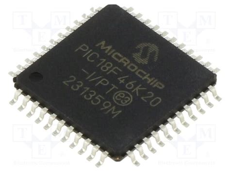 Pic18f46k20 Ipt Microchip Technology Ic Pic Microcontroller 64mhz