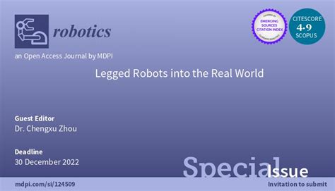 Robotics Mdpi On Linkedin Specialissue Robots Humanoidrobotics Leggedlocomotion Leggedrobots