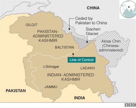 Kashmir Conflict Map