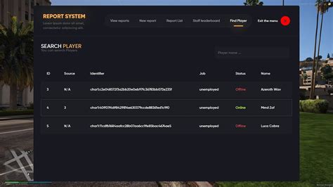 ESX QB Advanced Report System Admin Actions FiveM Releases Cfx Re Community