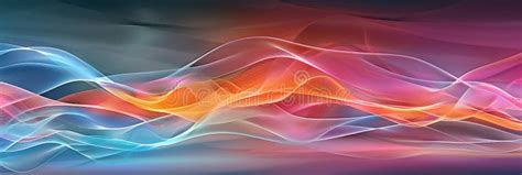 Abstract Flowing Mesh Waves In Vibrant Gradient Colors Creating A