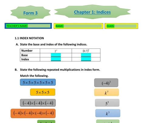 Math Form 3 Chapter 3 Gilestrust