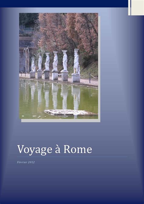 Calaméo Voyage Culturel à Rome