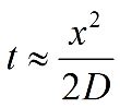 Diffusion Time Calculator PhysiologyWeb