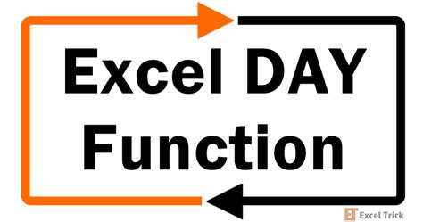 Excel Day Function How To Use